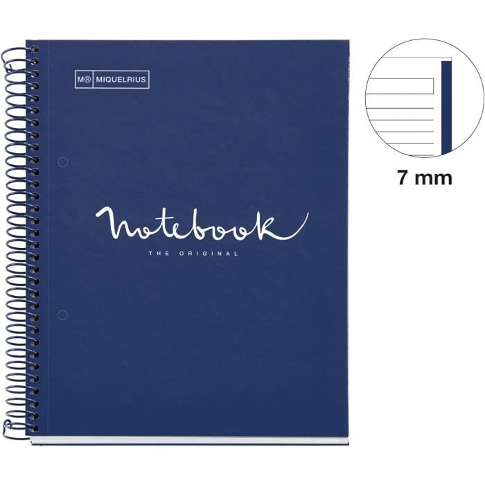 Cahier A5 Carnet De Notes Emotions, 80 Feuilles 90 G-M², Rayure ...