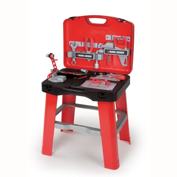 SMOBY Etabli/mallette Ready 2 Go Black & Decker - Cdiscount Jeux - Jouets