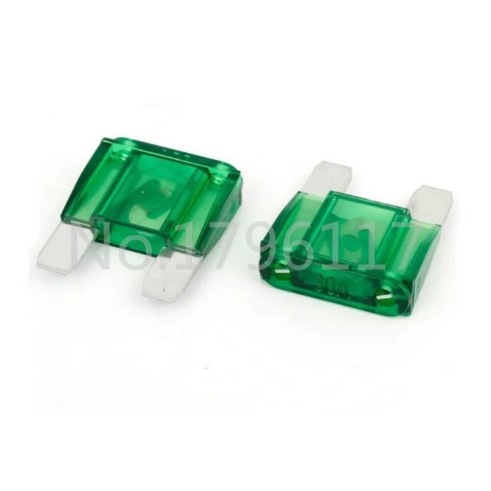 Fusibles à lames pour voitures,camions,Bus,bateau,20a 30a 40a 50a 60a 70a 80a 100a,8 pièces ...