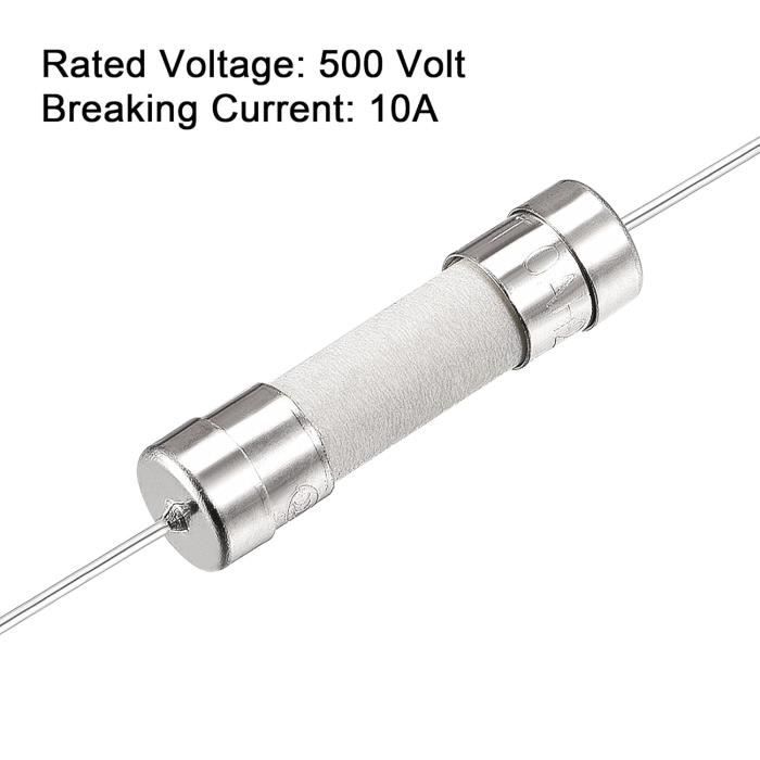 Coup Lent Fusible Temporisation Fil Conducteur Fusibles Céramique 5Mm X ...