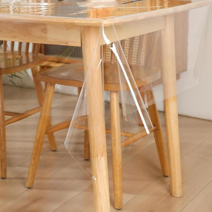 Nappe De Table Transparente - Film De Protection De Table D'Extérieur ...