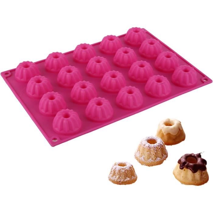 Mini Moule À Kouglof 20 Pièces Silicone Moule À Kouglof En Silicone ...