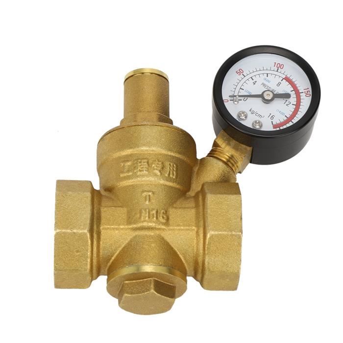 RHO-Régulateur de pression Pressure Regulator,DN25 Brass Adjustable ...
