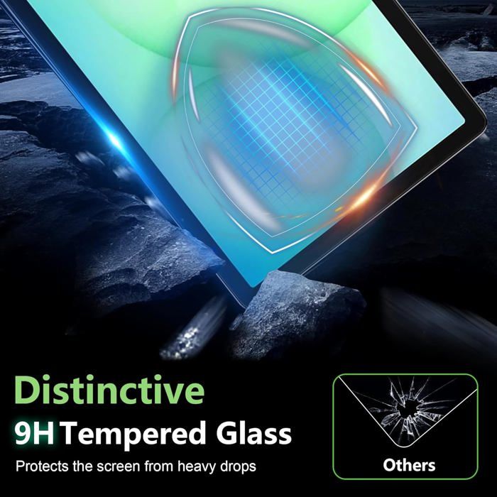 Protecteur écran verre trempé, 2 pièces, pour Samsung Galaxy Tab A11 ...