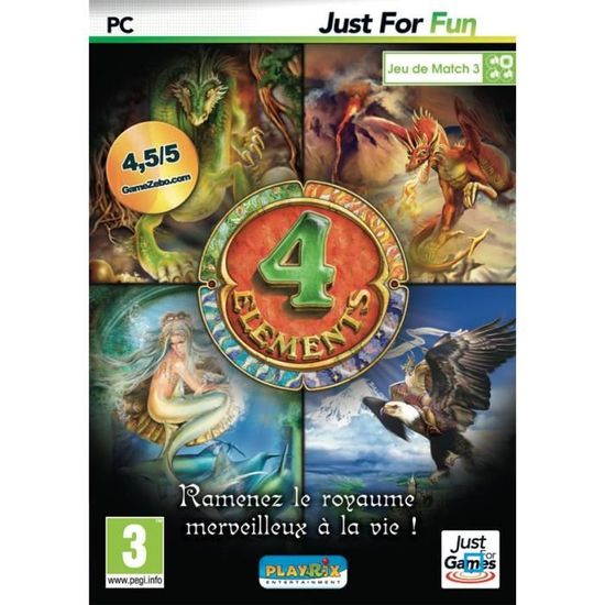 4 ELEMENTS / Jeu PC - Cdiscount Jeux vidéo