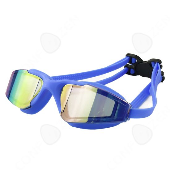 C Lunettes de natation 17x5cm Lunettes de Natation Adultes Anti-UV HD ...
