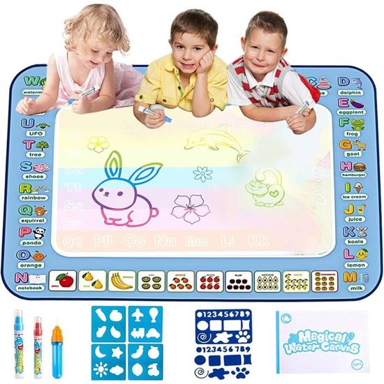 Water awing Mat, 60 x 80 cm Large Aqua Water Doodle, Reusable Mat ...
