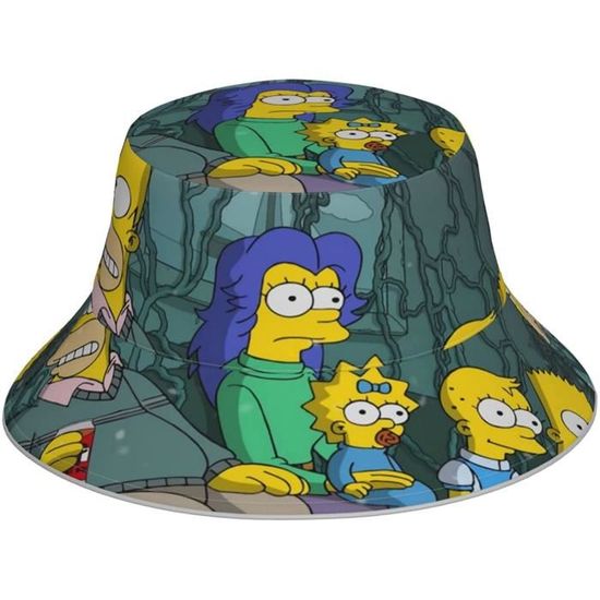 PH Pillows The Simpsons Bucket Hat Fluffy er Casquette de pêcheur pour ...