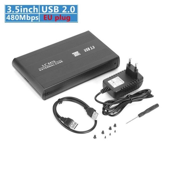 Boîtier de DISQUE DUR USB 3.0 à Port SATA Externe Boitier HD SSD Disque ...