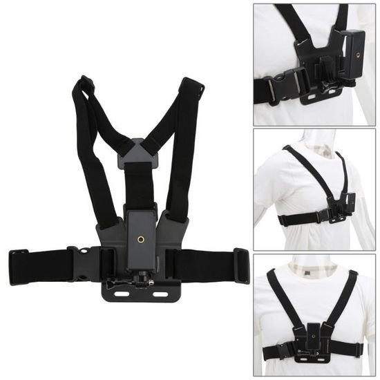 Support De Poitrine Pour Téléphone Portable Akozon Sangle De Harnais ...