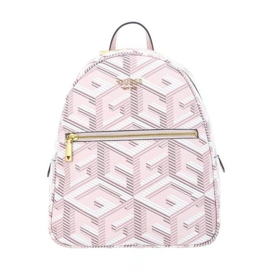 GUESS Vikky Backpack Pale Rose Logo [218231] - sac à dos sac a dos rose ...