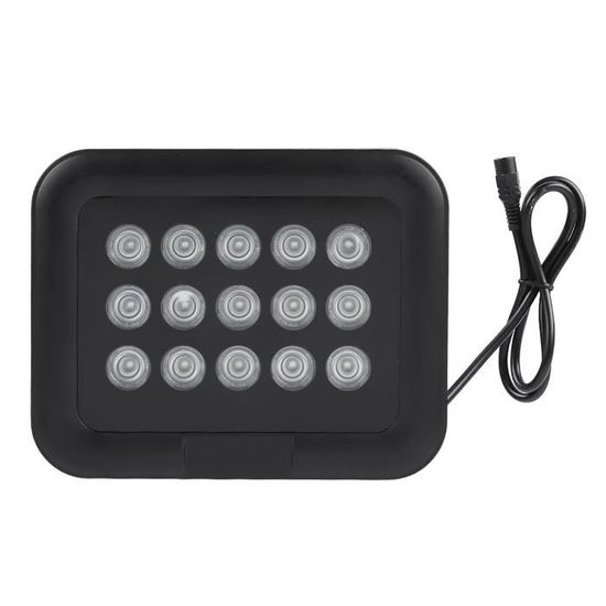 Illuminateur infrarouge, DC 12V 15pcs IR LED infrarouges Array Light ...