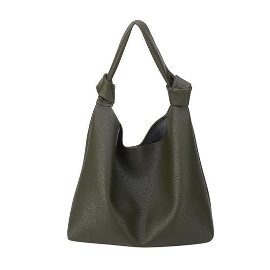 Sacs seau en cuir souple pour femmes, sac à main fourre-tout Simple de ...