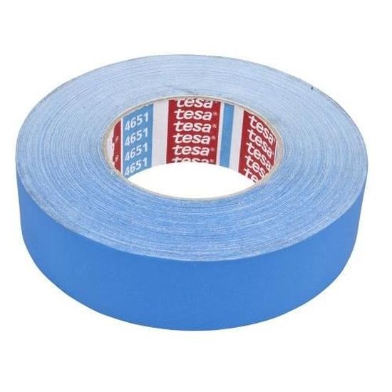 Ruban de colle TESA - Rubans toiles - 38mm x 50m - Bleu - Multi-usages ...