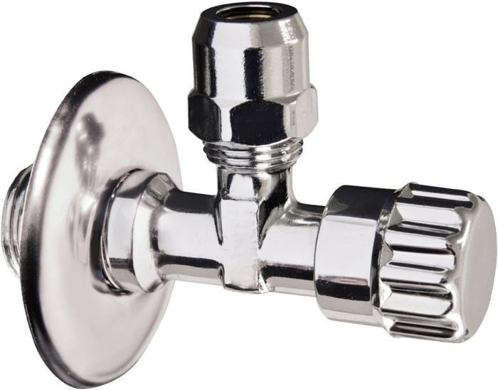 19100 5 D'Angle Robinet-3/8-Raccord Robinet-Valve, 3/8"-Chromé[E7093 ...