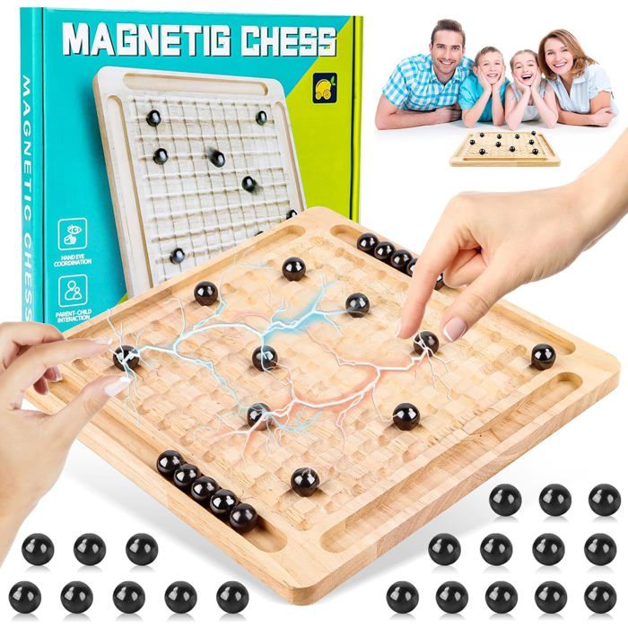 Jeu Echec Magnetique,Magnetic Chess Game,Jeu D'Échecs Magnétique,Echec ...