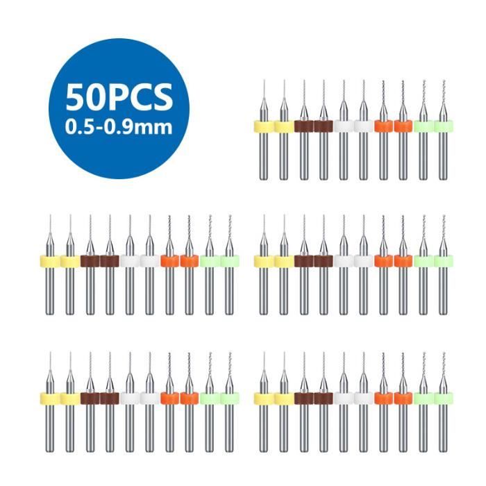 Enclume,XCAN jeu de forets PCB Circuit imprimé pistolet foret foret 1-8 ...