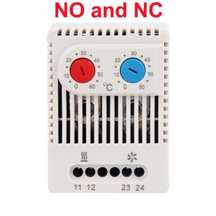Thermostat d'ambiance,Thermostat Compact mécanique pour armoire ...