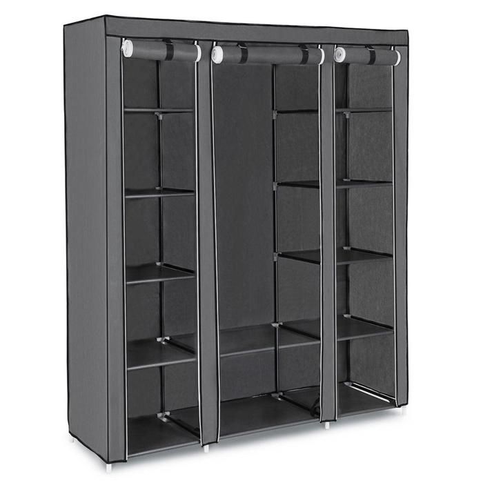 Armoire de rangement XXL penderie dressing en tissu non tisse 175 x 150 ...