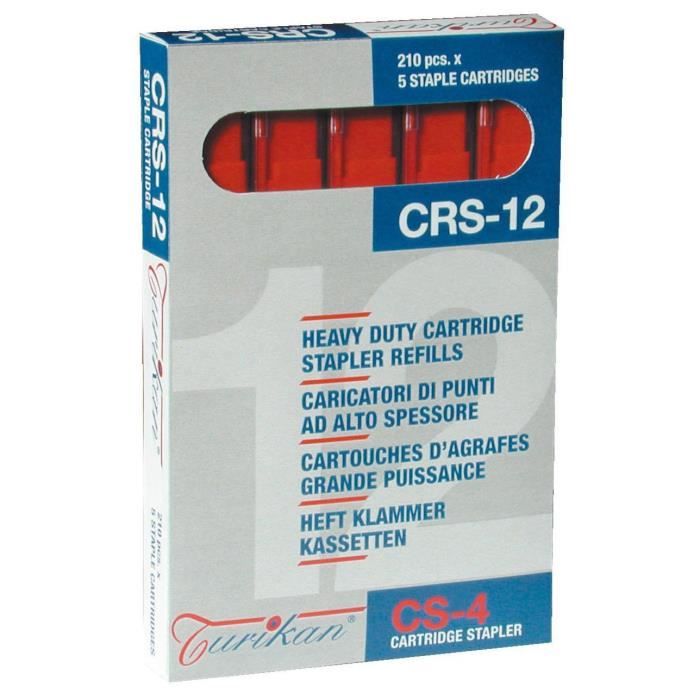 Turikan CRS-12 Cartouche de rechange pour magazines Rouge 55-80 ...
