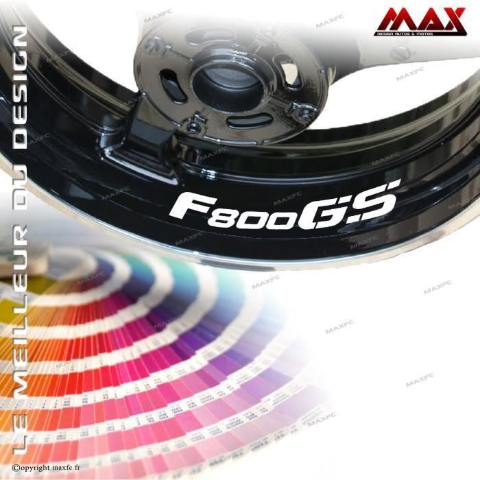 4 Stickers de Jantes F800GS - BLANC – BMW F 800 GS F800 GS sticker ...