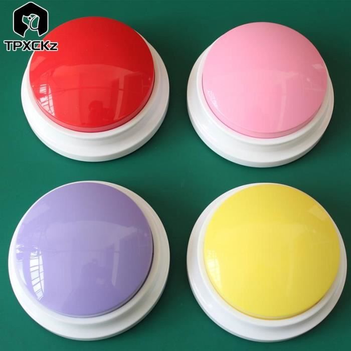 1PCS Recordable Talking Button Interactive Toys Easy Carry Noise Makers ...