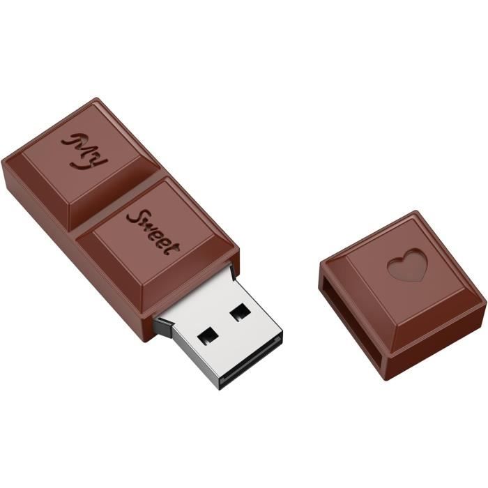 16 Go Clé Usb Chocolat Mémoire Flash Drive Silicon Mémoire Stick 2.0 ...