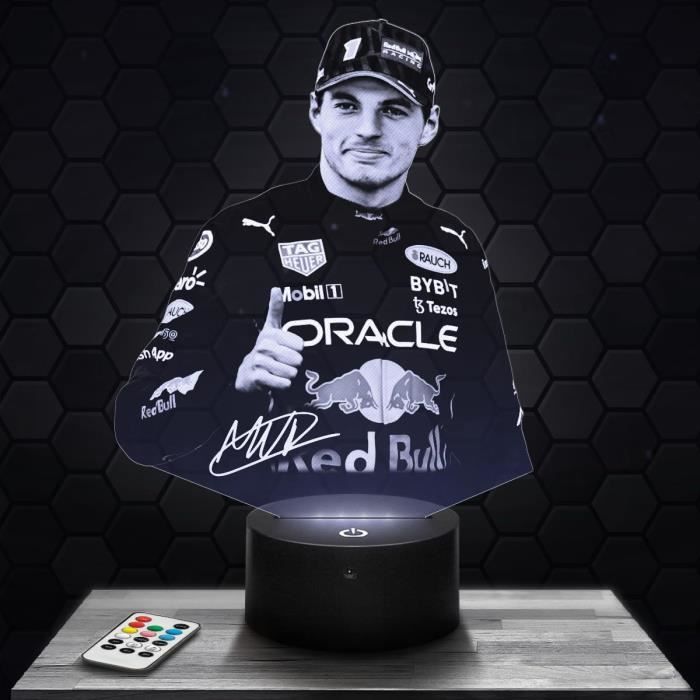 Lampe De Chevet M. Verstappen Pilote F1 Décoration Formule 1 Monoplace ...