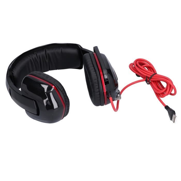 Fdit Casque de jeu G909 Gaming Headphones Virtual 7.1 Stereo Wired ...