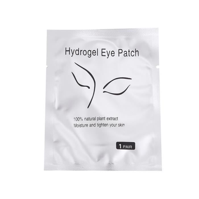 Fdit Patchs Pour Extension de Cils 50 Paires/Set Patch Hydrogel Pour ...