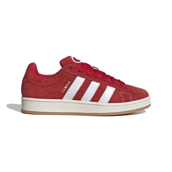 BASKET - Adidas - Campus 00 rouge - Suède - Confort optimal - Semelle ...