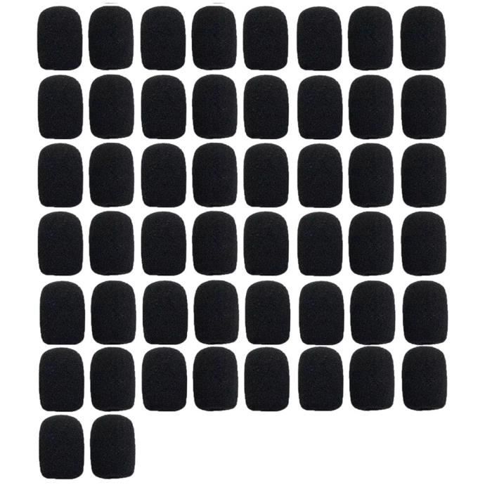 Mini microphone en mousse - RNCYN - 50pcs - Protection pour microphones ...