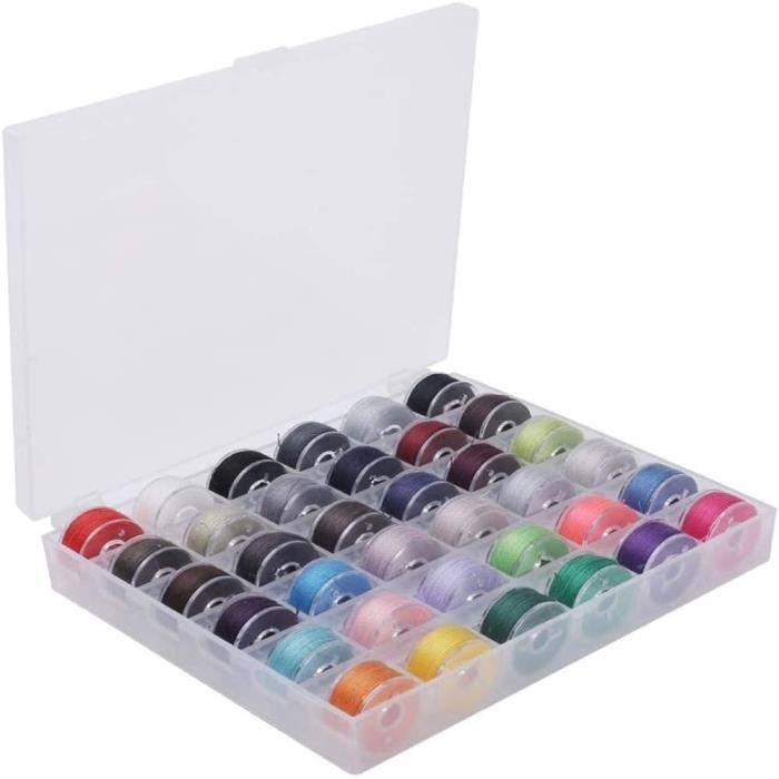Fils de Canette de Machine à Coue, 36 Pièces Couleurs Assorties ...