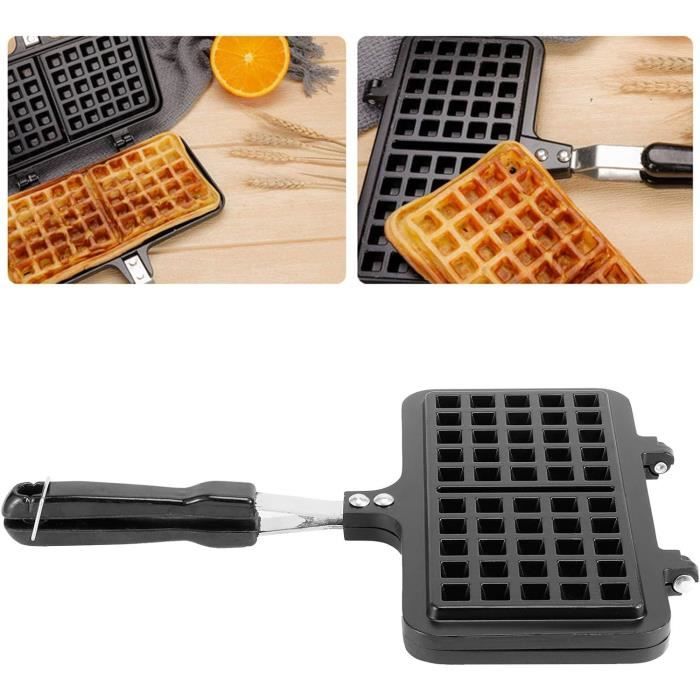 Ladieshow Gaufrier Manuel, appareil a gaufre, Poêle à frire double face ...