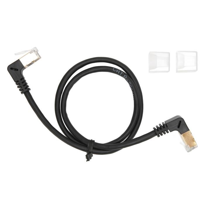 TMISHION Câble Ethernet RJ45 Cat8 CâBle Ethernet Cat8 CâBle RéSeau RJ45 ...