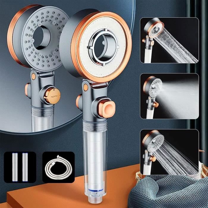 Pommeau De Douche Economie D'Eau, Haute Pression Pomme À 3 Modes, Anti Calcaire Douchette Avec ...
