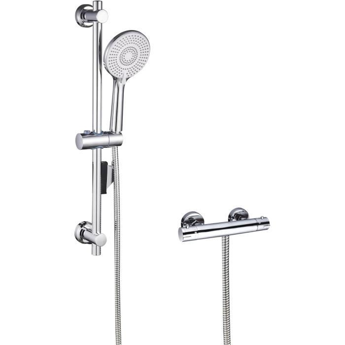Thermax I Set De Douche Thermostatique (Avec Barre De Douche, Supports ...