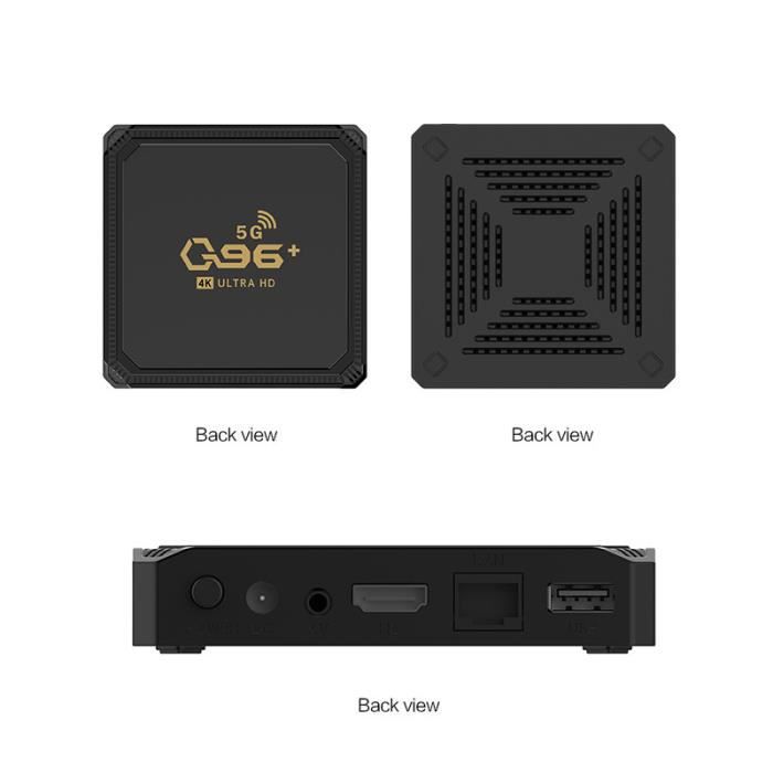 TV BOX - OEMG - Q96+5G - Android 9.0 - 4+32GB - 5G wifi internet tv set top box - lecteur ...