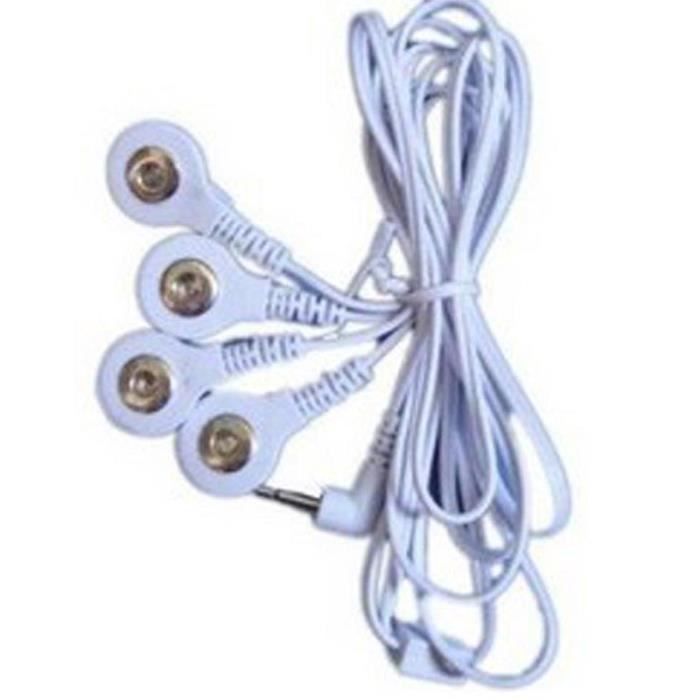 APPAREIL DE MASSAGE,Electrode 4 Way wire--Masseur électrique pour le ...