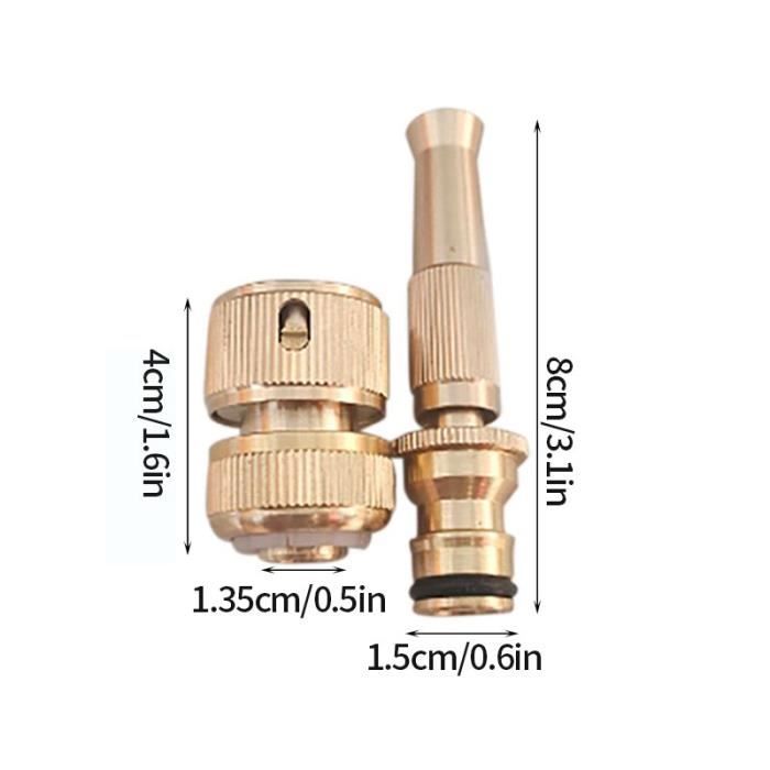 TETE D'ARROSAGE,s1 02 03--Buse de pulvérisation de jardin haute pression, buse de tuyau Direct ...