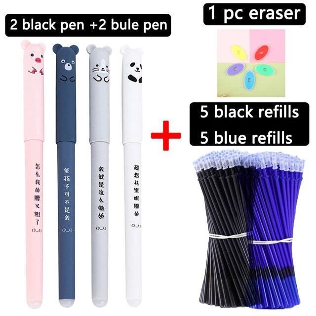 STYLO,Type G--Stylo à Encre de Gel Effaçable, Jolis Feutres Style ...