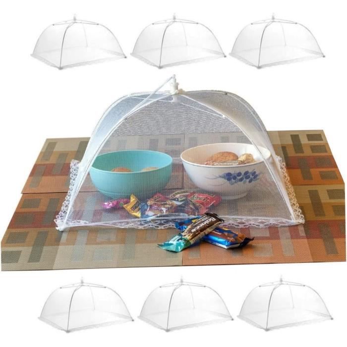 18 Pcs Table À Manger Blanche Pantalla Tente De Cloche Couvertures De ...