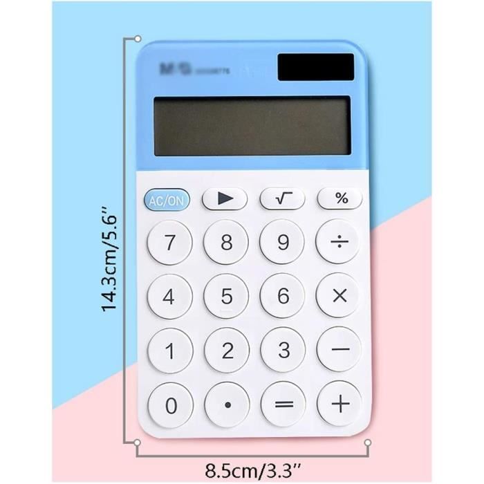Comptables Calculatrice étudiant Examen Fille Calculatrice Simple ...