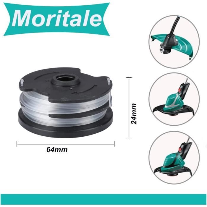 Bobine Fil Nylon pour Coupe-Bordure Parkside - Parkside - Lot de 6 - Fil Nylon Durable - Blanc ...