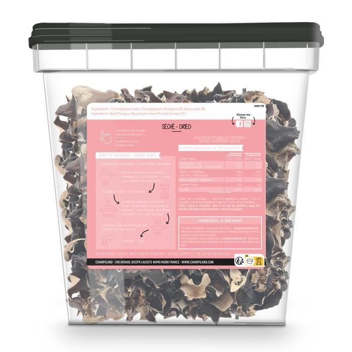 Champignon noir 500g - Cdiscount Au quotidien