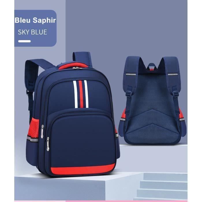 High-Sac D'école Garçon Cartables ScolairesMulti-Poches Scolaire Sac ...