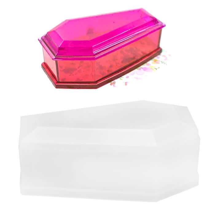 Fangming-Moule Silicone pour Coffre de Rangement en Forme de Cercueil ...