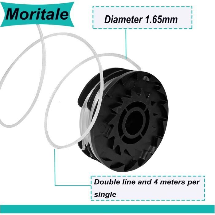 Bobine Fil Nylon pour Coupe-Bordure Parkside - Parkside - Lot de 6 - Fil Nylon Durable - Blanc ...