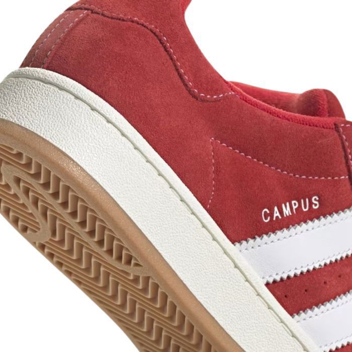 BASKET - Adidas - Campus 00 rouge - Suède - Confort optimal - Semelle ...