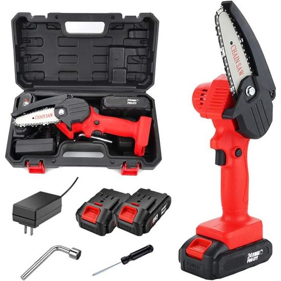 Mini Tronconneuse Electrique Sans Fil,Petite Tronçonneuse Elagueuse ...